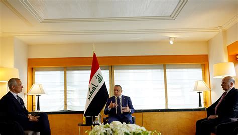 مستەفا کازمی لەگەڵ سکرتێری گشتی ناتۆ کۆبووەوە