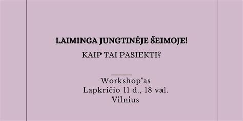 Laiminga Jungtinėje šeimoje Kaip Tai Pasiekti