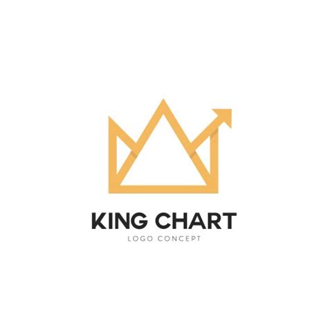 Crown Invest With Statistic Arrow Chart Diagram Vector Image