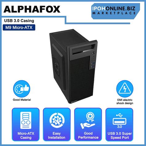 Alphafox M9 Micro Atx Usb 30 Casing Ipohonline