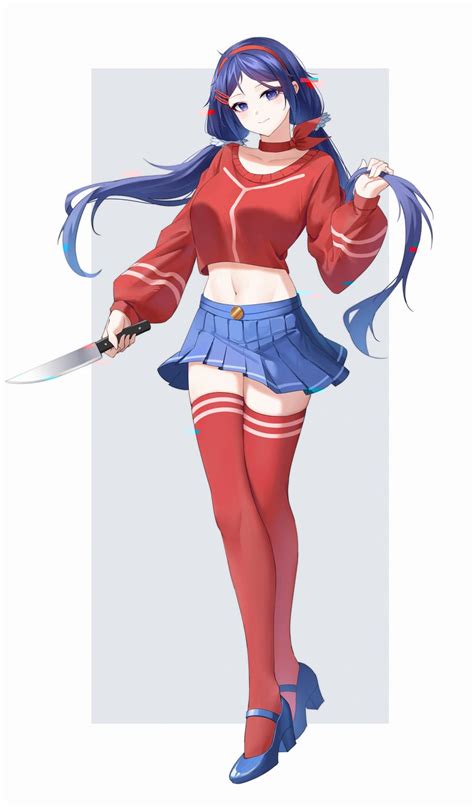 Mita And Crazy Mita Miside Drawn By Kafeifeifeifeifeifei Jiemo Jun