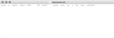 Day 7 Save Our Souls We Build A Morse Code Generator Y O P