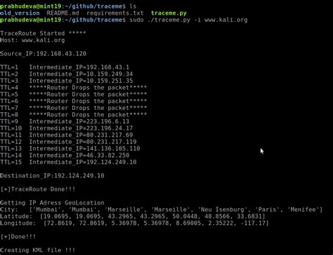GitHub Prabhudeva17 Traceme Traceme Shows A Visual Traceroute Path
