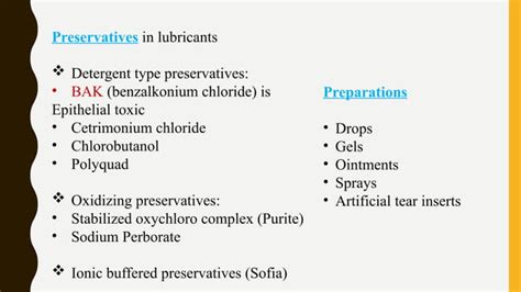 Dry Eye Causes Aetiology Pathogenesis Treatment Pptx