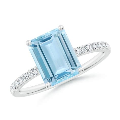 Aquamarine Rings For Women Angara