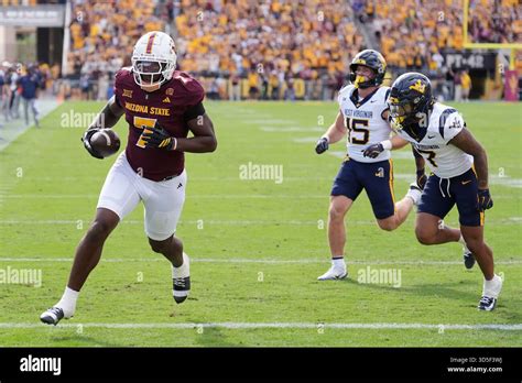 Arizona State Tight End Chamon Metayer 7 Scores A Touchdown As He