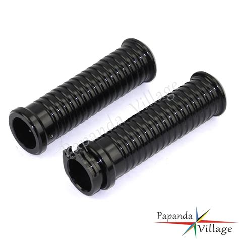 Accesorios De Motos Cnc De Aluminio Negro Empuñaduras De Mano De 1 Y