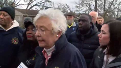Alabama Governor Kay Ivey Tours Tornado Damage In Selma