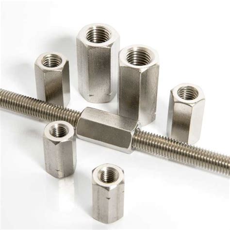 Threaded Rod Connector Nuts Coupling Nuts Stainless Steel Fixabolt