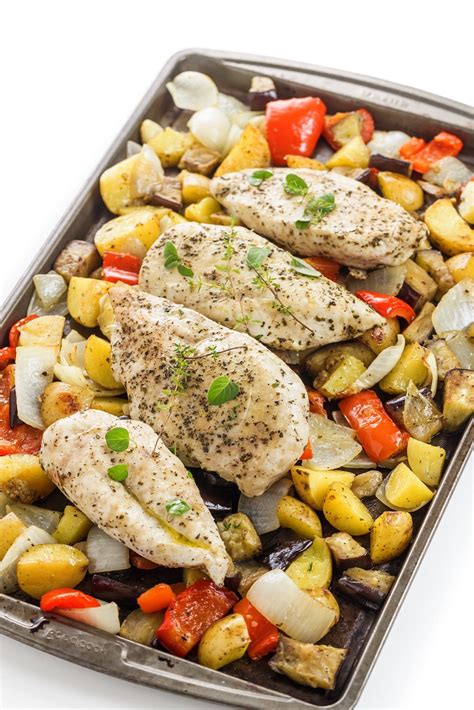 Roasted Chicken Breast And Vegetables