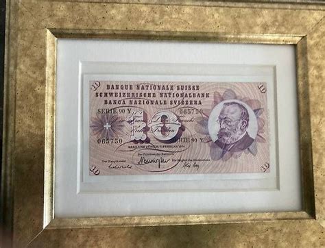 Alter 10er Note Eingerahmt Gebraucht In Riehen Für Chf 10 Nur