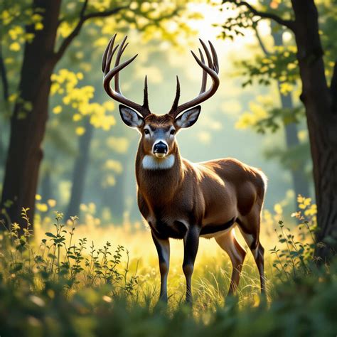 Buck Pictures Ai Generated Wildlife Art