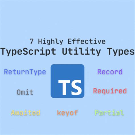 7 Highly Effective Typescript Utility Types By Alex Efimenko Medium