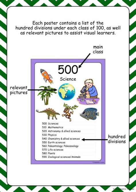 Library Dewey Decimal Posters Australian Teachers Marketplace