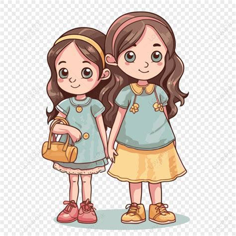 Two Sisters Clipart