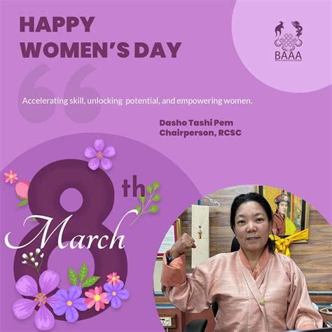 Bhutan Celebrating International Womens Day With Dasho Tashi Pem
