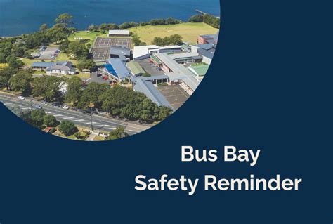 Bus Bay Safety Reminder Carmel College