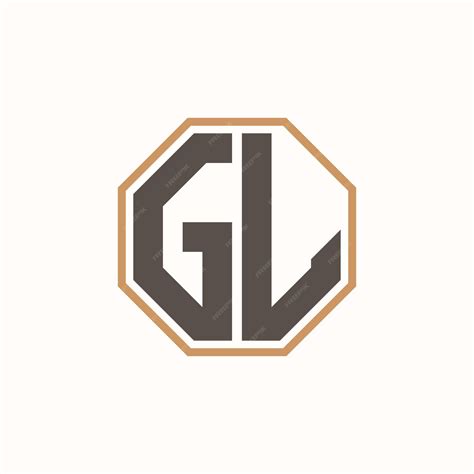 Premium Vector Modern Letter Gl Logo For Corporate Business Brand