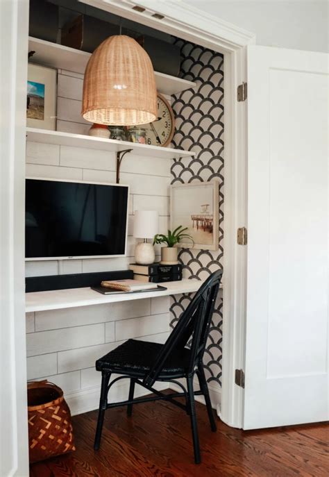 How To Create Your Own Cloffice Closet Office Ideas Office In Small