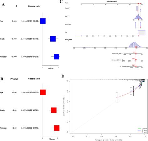Construction And Validation Of A Nomogram A The Univariate Cox