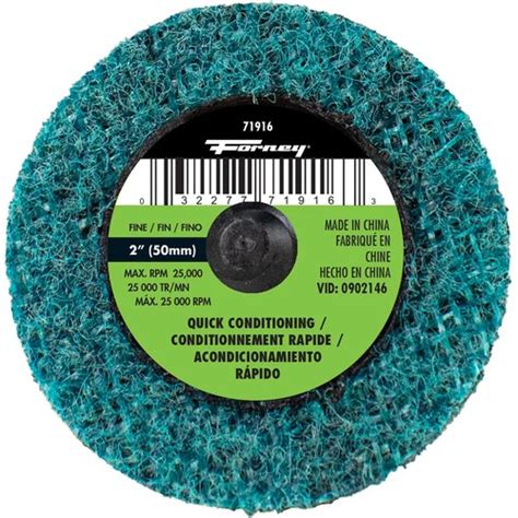 Forney Industries 71916 For71916 Surface Prep Pad 2 In Fine Grit