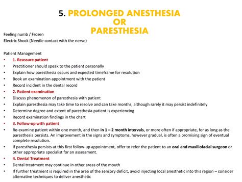 Emergency Management Of Local Anesthesia Dentistry Pptx