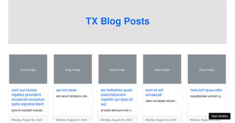 Tx Services Task With Jsonplaceholder Codesandbox
