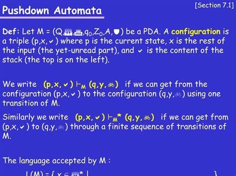 Ppt Pushdown Automata And Deterministic Pushdown Automata Powerpoint Presentation Id
