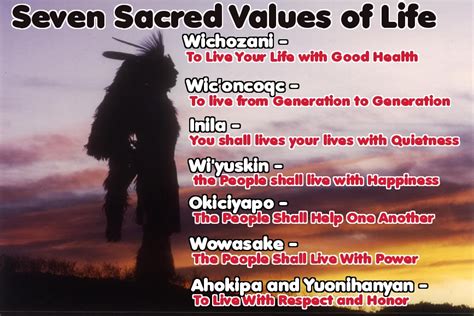 What Are The Seven Lakota Values At David Delarosa Blog