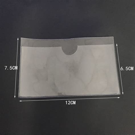 现货pvc软胶透明物料卡套周转箱卡牌袋软膜平口袋塑料卡片标签袋 阿里巴巴