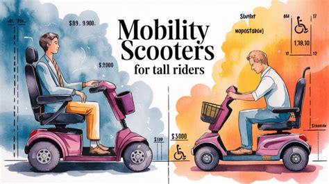 Best Mobility Scooters For Tall People Scored For Tall Riders