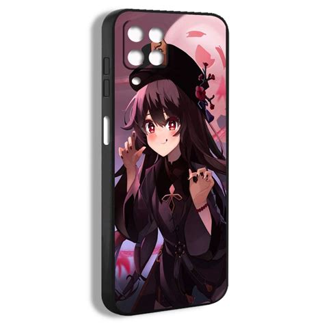 чехол на Samsung Galaxy A12 Ху Тао Геншин Хутао рисунок Hu Tao Genshin с защитой камеры Hth08