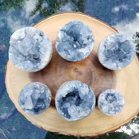 Extra Quality Celestite Sphere Celestite Druzy Spheres Celestine
