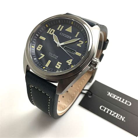 Mens Citizen Eco Drive Super Titanium Solar Power Watch Bm8560 45l