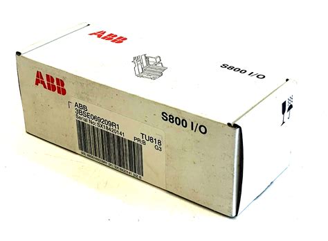 New Sealed Abb 3bse069209r1 Compact Module Termination Unit Tu818 Sb