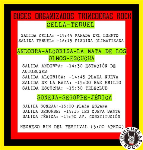 Trincheras Rock Festi 2019