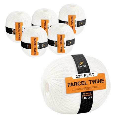Xpose Safety 6 Pack 225 Ft White Polypropylene Twine Pt 225 6 X S At