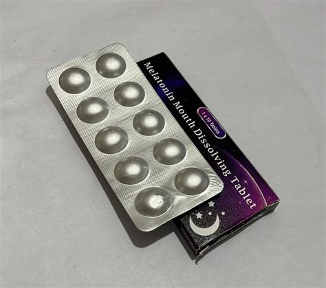 Melatonin Mouth Dissolving Tablets Packaging Type Box 3 Mg At Rs 63