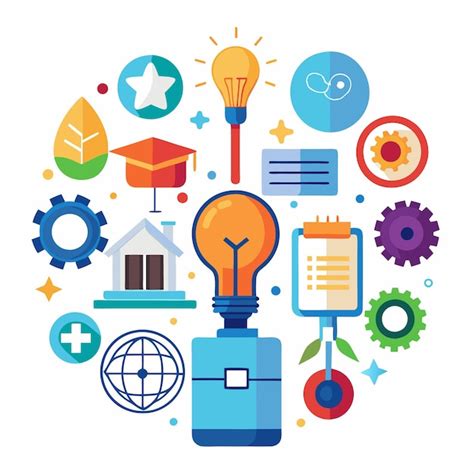 Premium Vector Innovation Icon Set Flat Vector Icon