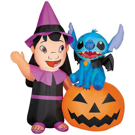 Disney Lilo And Stitch Pumpkin Halloween Inflatable Decoration Large