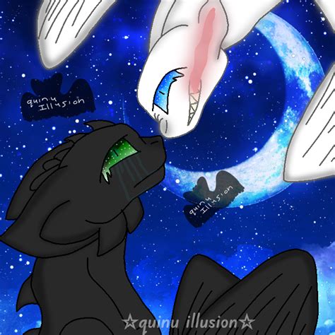 Luna X Toothless