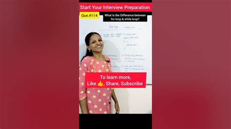 Difference Between For Loop And While Loop Programming Question 114