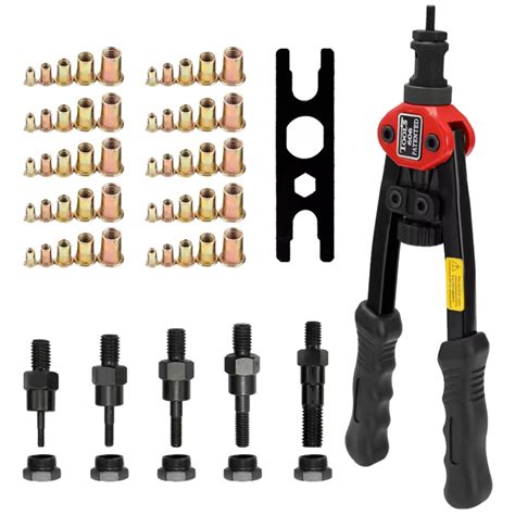 50pcs Rivet Nut Hand Threaded Rivet Nuts Gun Rivet Tool On Onbuy