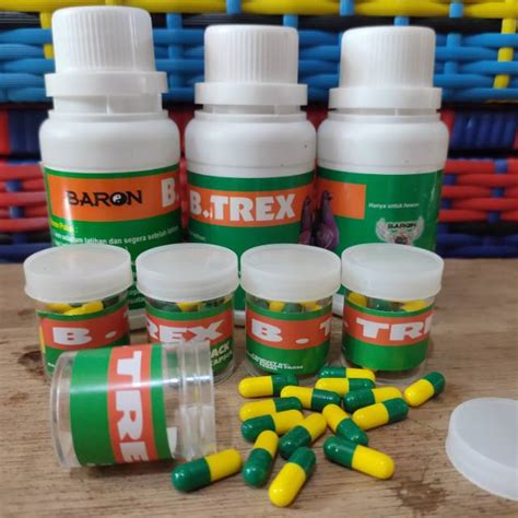 Jual Obat Suplemen Doping Btrex B Trex Baron Khusus Burung Dara Merpati Lomba Kolongan Tinggian