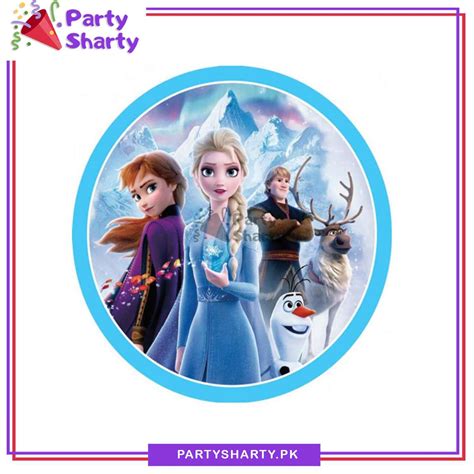 Frozen 2 Paper Plates For Frozen Birthday Theme Party And Decoration Party Sharty