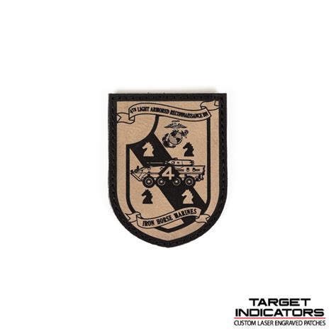 4th Lar Laser Engraved Patch Target Indicators