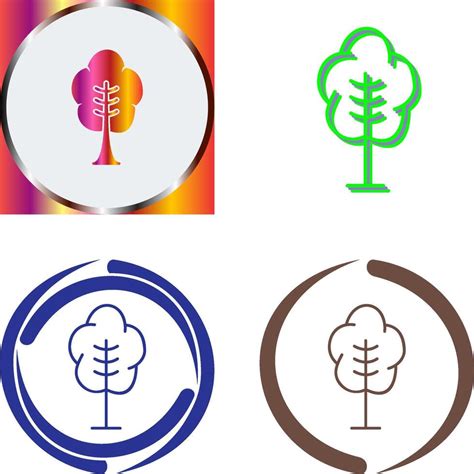 Tree Icon Design 45566902 Vector Art At Vecteezy
