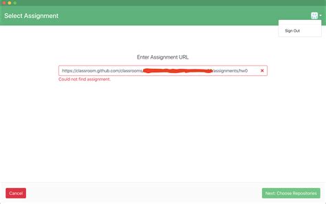Could Not Find Assignment Even When Pressing Download Repositories · Issue 165 · Github