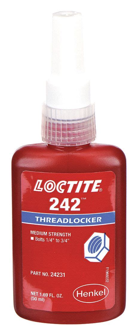 Loctite 242 Blue Medium Strength Threadlocker 2a269 135355 Grainger