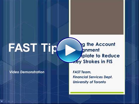 Simulation How To Use The Account Assignment Template To Reduce